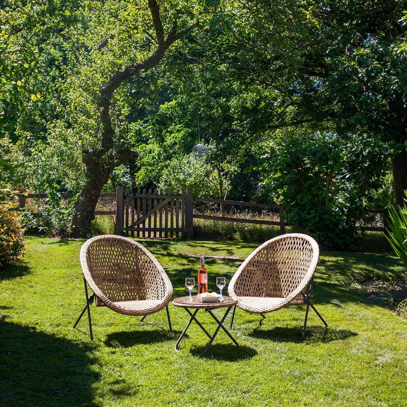 Tobs Faux Rattan Loungeset, faltbar, 3teilig kaufen