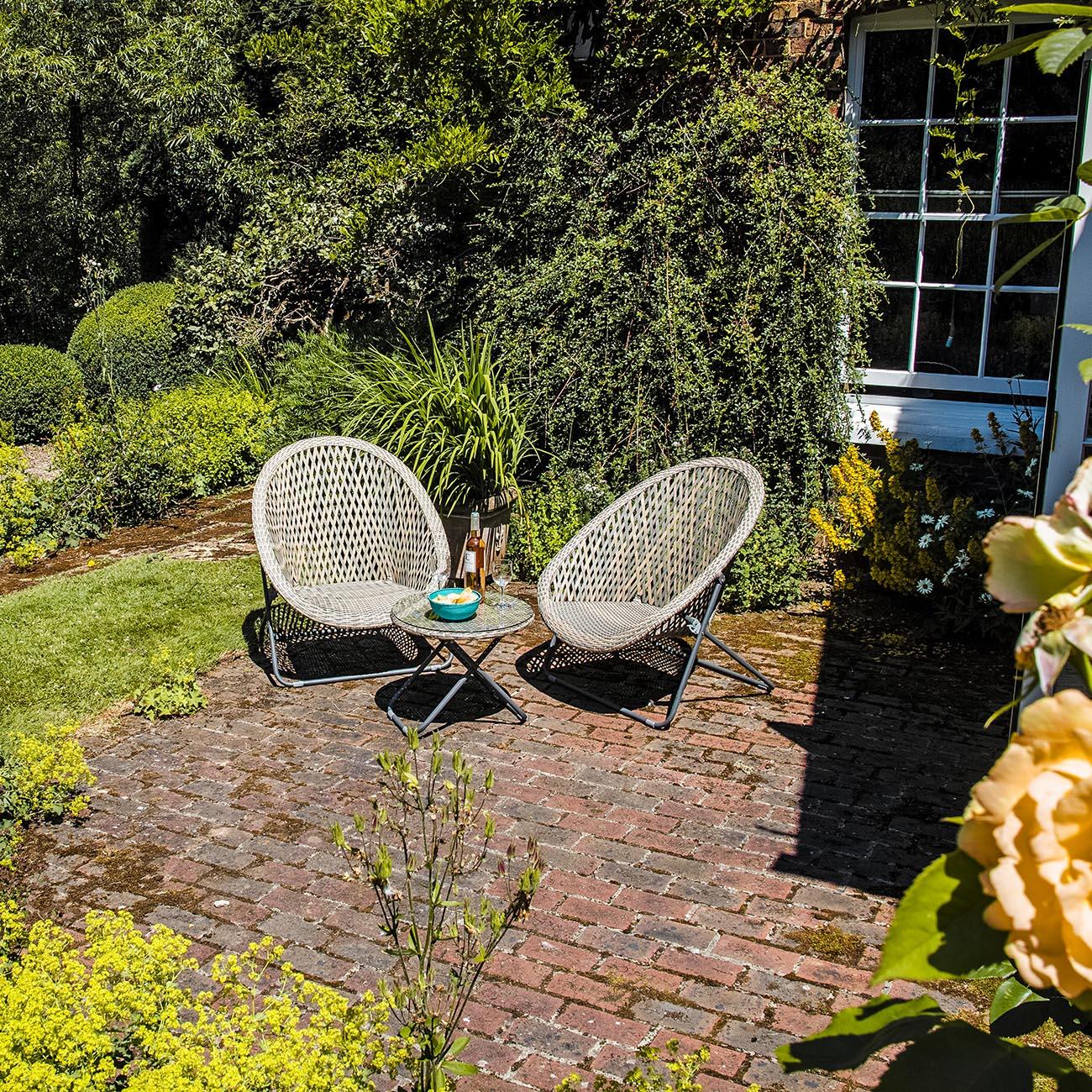 Tobs Faux Rattan Loungeset, faltbar, 3teilig kaufen