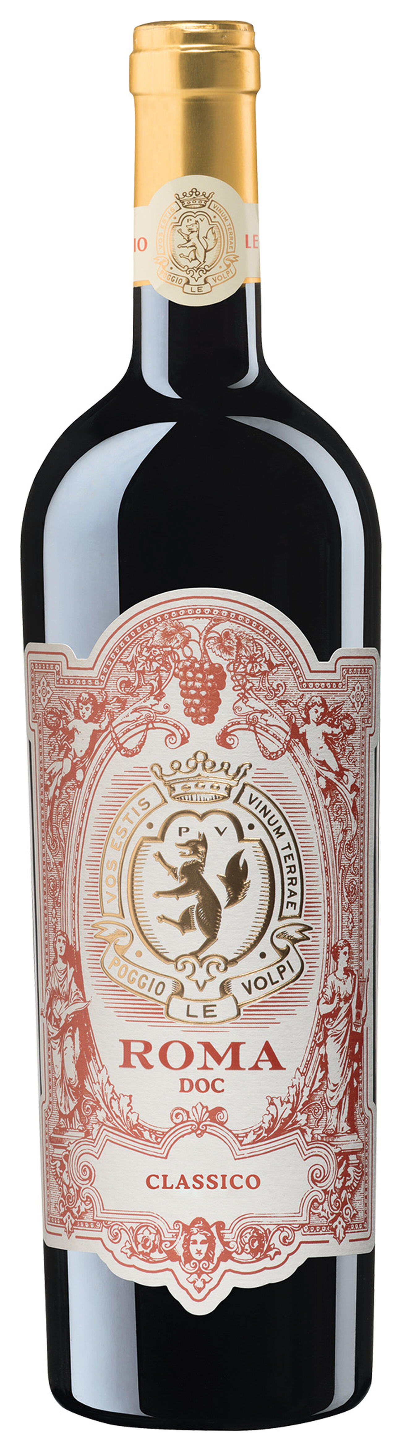 Roma Rosso Classico 2022, Poggio le Volpi, Latium, Italien