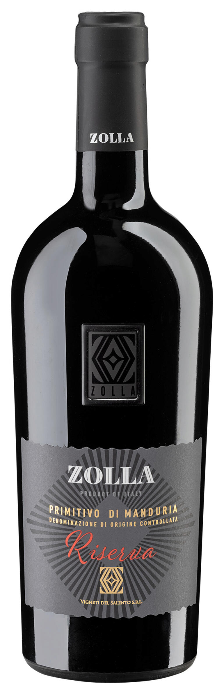 Zolla Riserva Primitivo 2018, Fantini, Vigneti del Salento, Primitivo ...